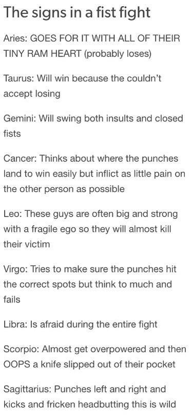 Zodiac signs in a fight 60 photos - Youhoroscope.com