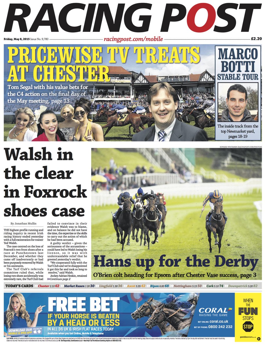In tomorrow's RP: Pricewise with his best bets for Chester, plus a ...