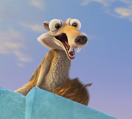 Squirrel Ice Age Smiling