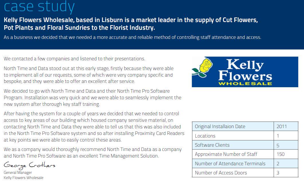 North Time & Data on Twitter: "Why not see what Kelly Flowers thought of their experiance with # ...