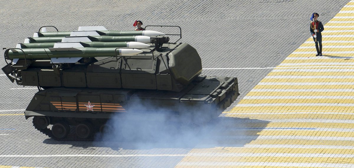 Russian: A Russian BUK-M2/SA-17 Grizzly medium-range surface-to-air ...