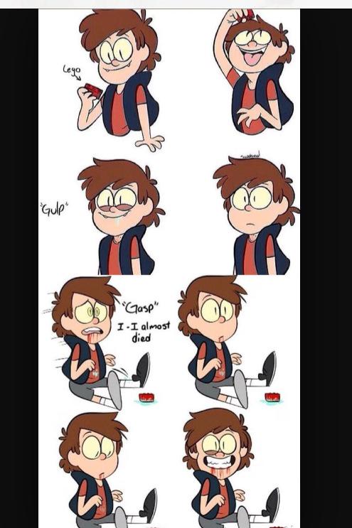 Gravity Falls Dipper Dies