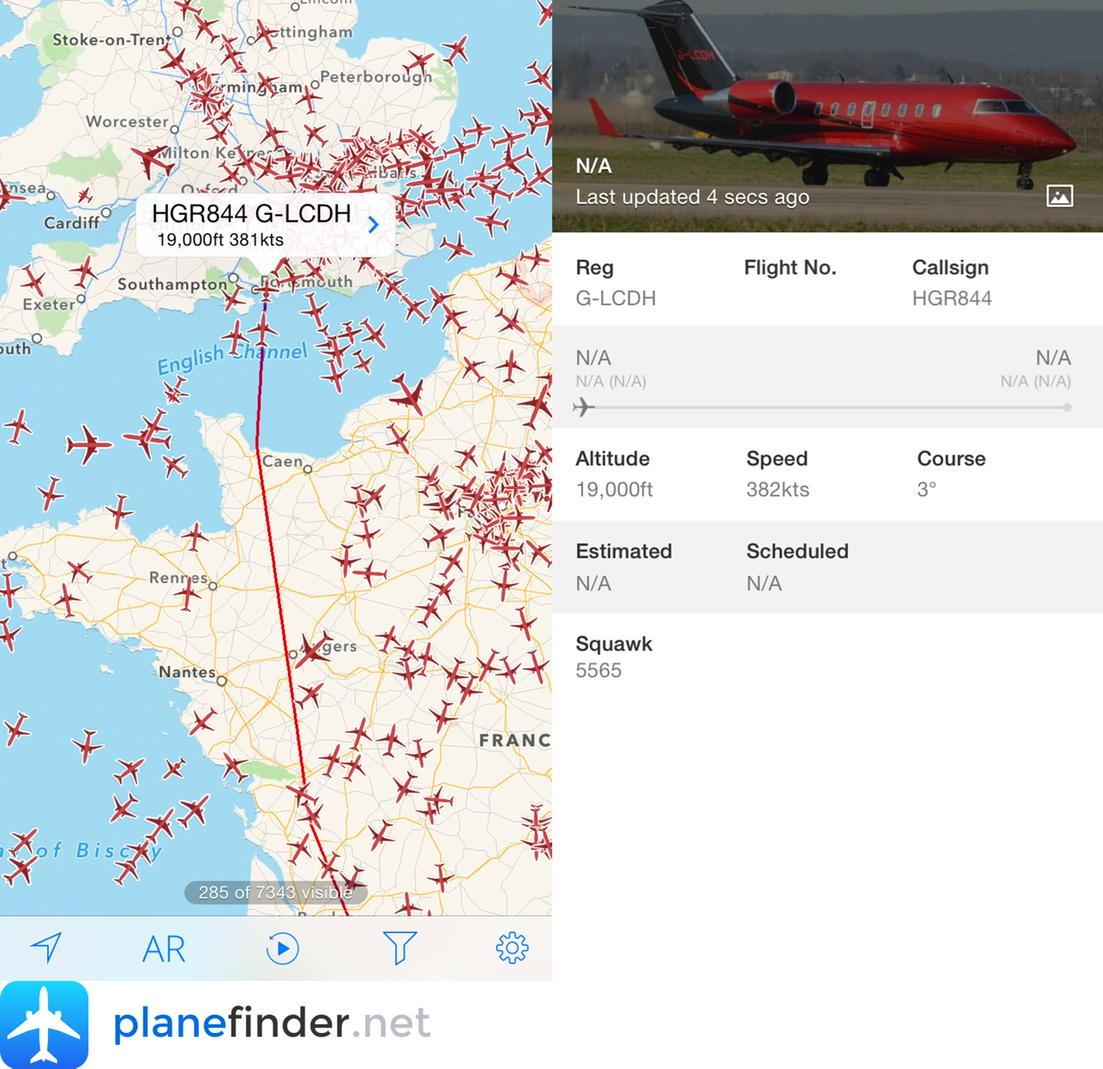 Lewis Hamilton Plane