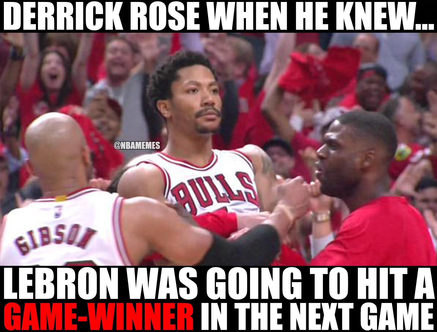 Derrick Rose Memes Making Fun Of Lebron