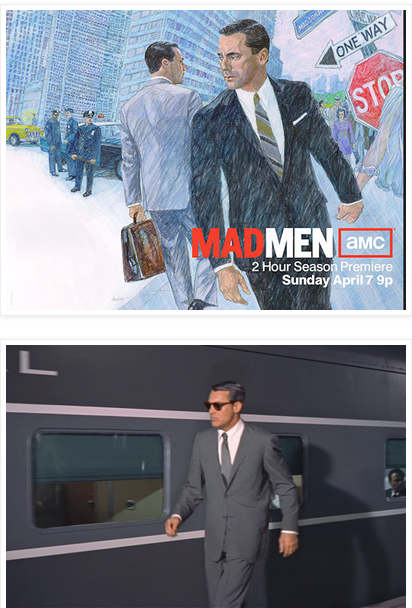 Mad Men Falling Poster