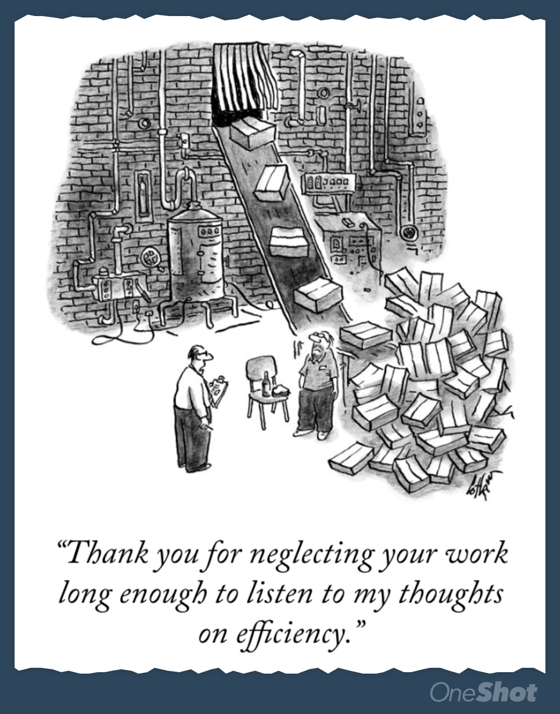 Efficiency Cartoon