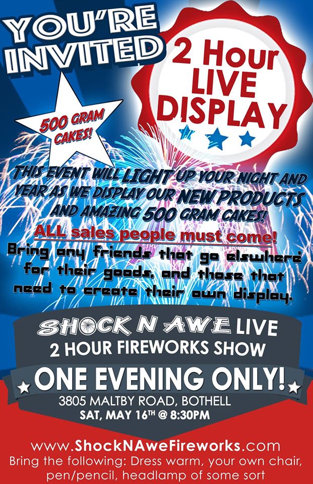 Shock And Awe Fireworks