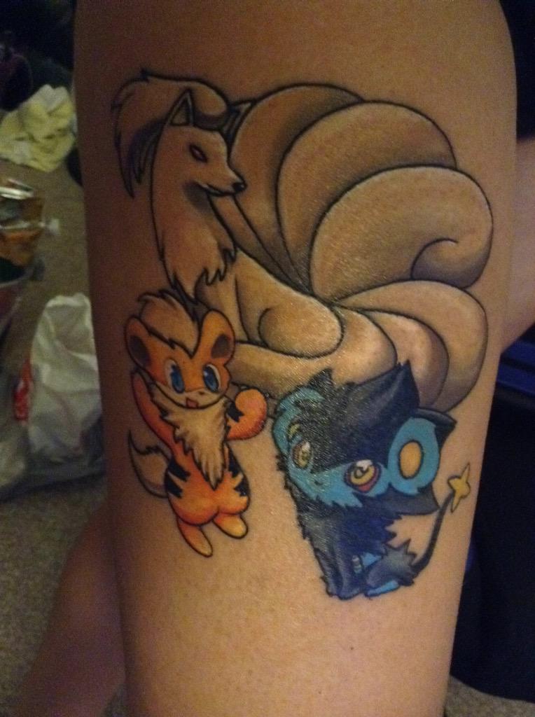 Ninetails And Luxray