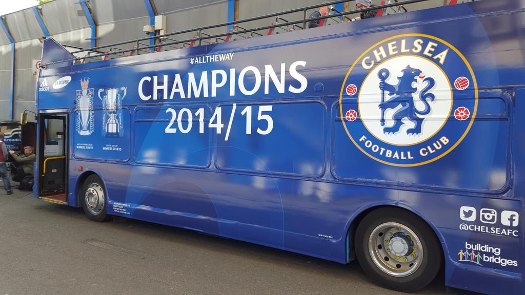 The bus is ready for the best team in country ChelseaFC KTBFFH | Jason ...