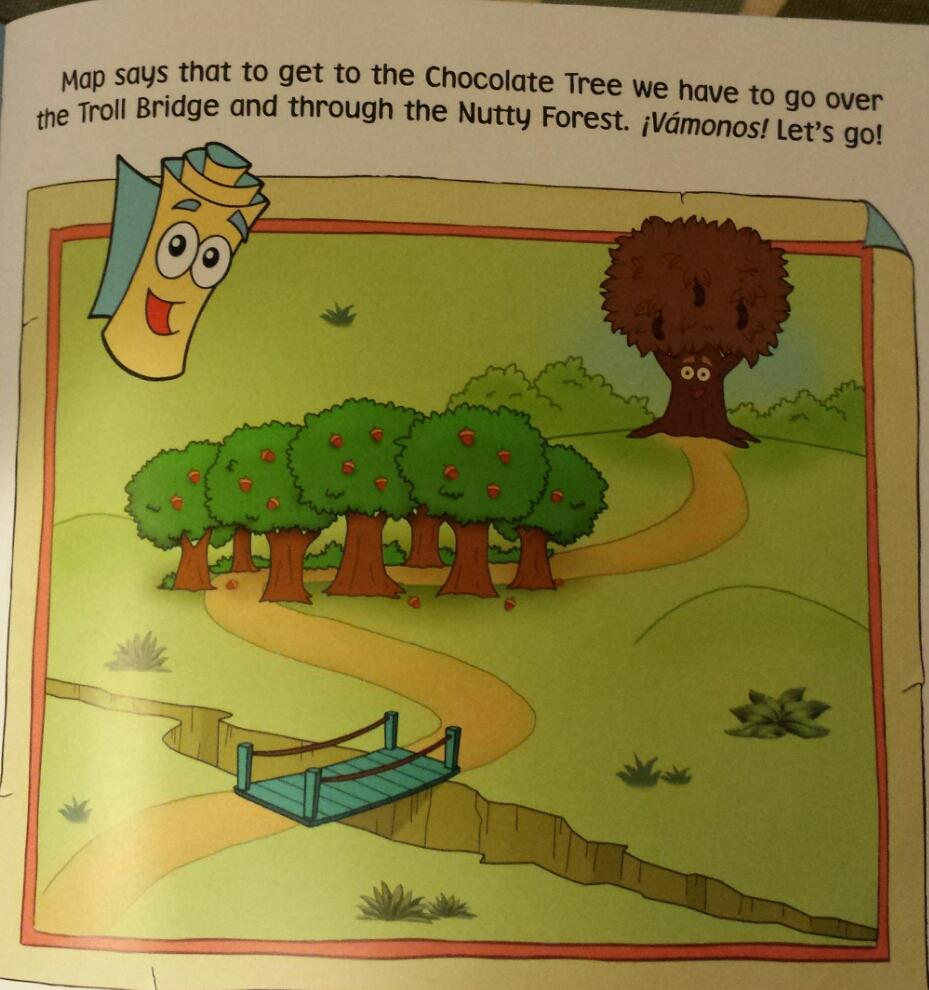 Dora The Explorer Chocolate Tree Image MAS Dora The Explorer S02