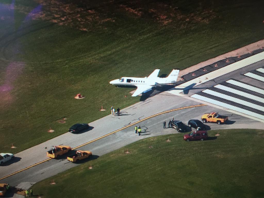 Photo appears to show a plane that skidded off runway at BWI airport ...