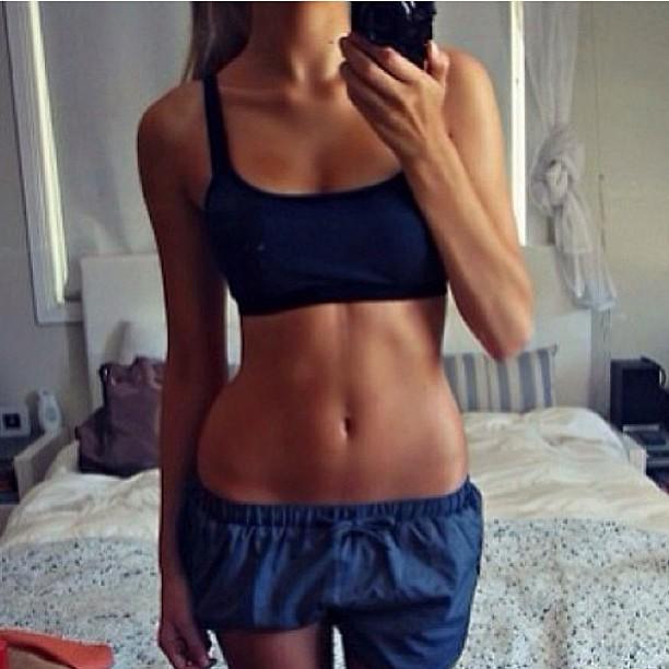 Stomach Selfie