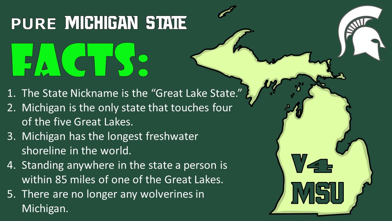 MSU Football Recruiting on Twitter: "State of Michigan Facts. Go Green ...