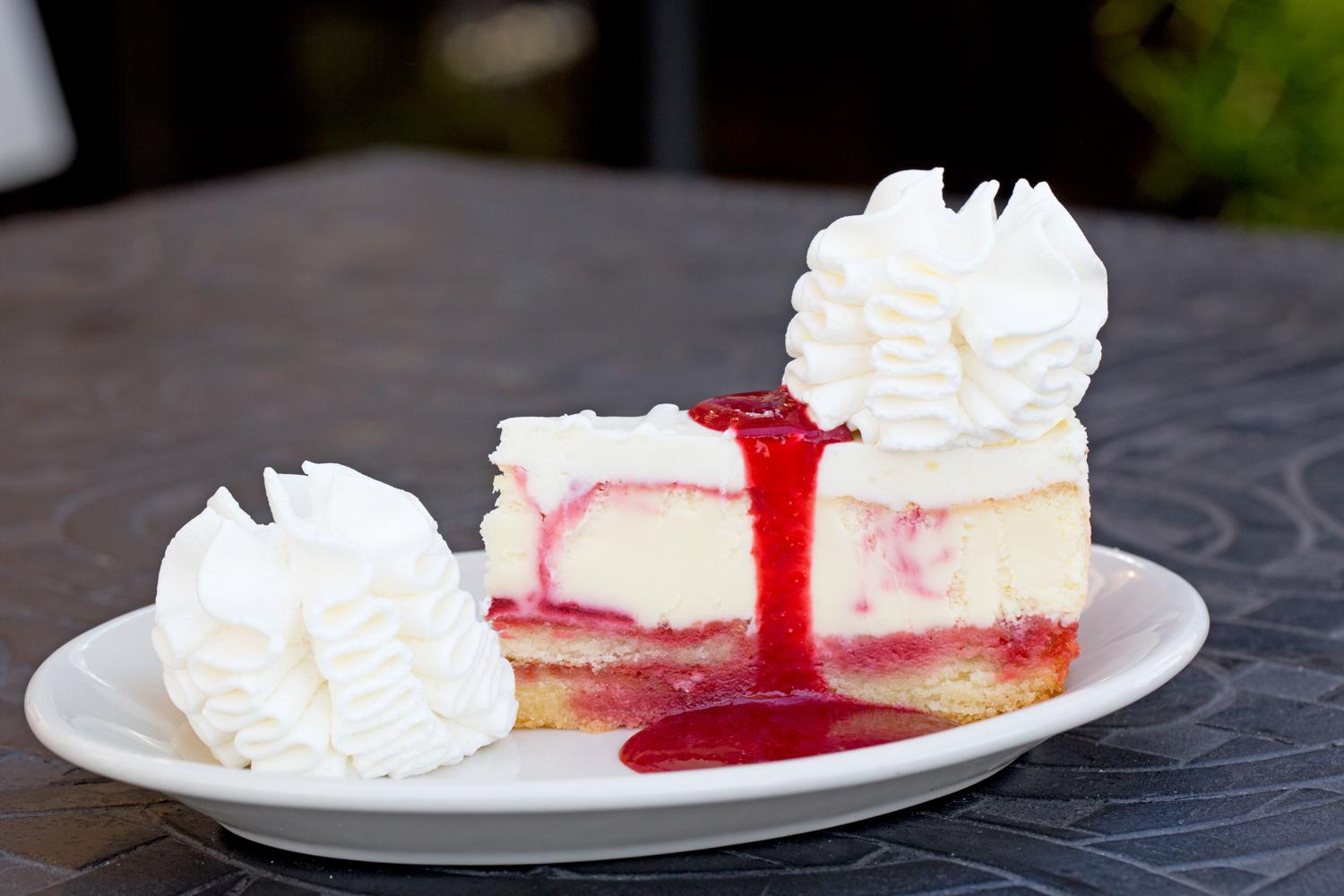 Lemon Raspberry Cream Cheesecake Cheesecake Factory