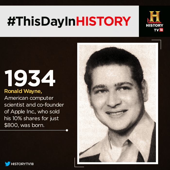 Ronald Wayne Apple Founder