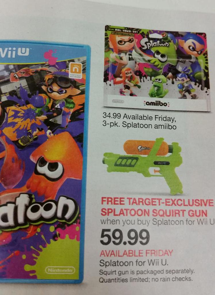 Target's Pre-Order Bonus For Splatoon! | Squidboards