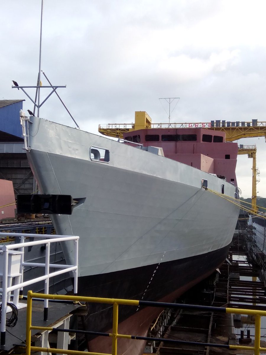 Indian Navy's Fourth Project 28 Kamorta-Class Stealth Corvette INS ...