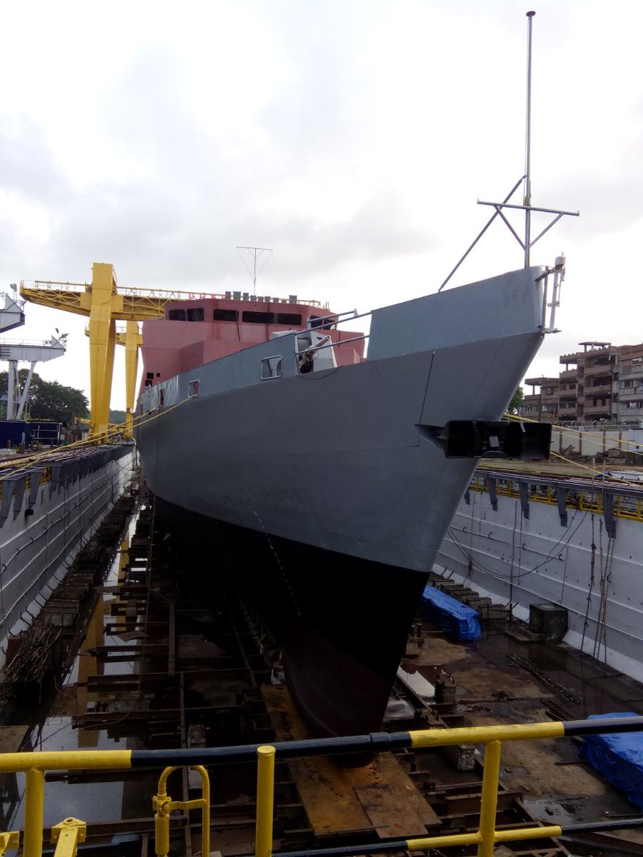 Indian Navy's Fourth Project 28 Kamorta-Class Stealth Corvette INS ...