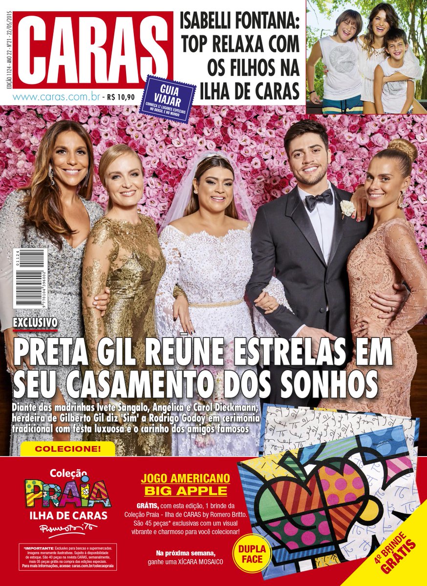 Na revista CARAS desta semana: PretaGil reúne estrelas em casamento dos ...