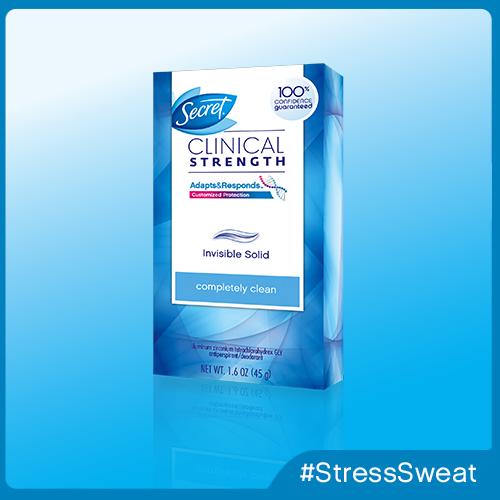 Secret Deodorant Stress Sweat