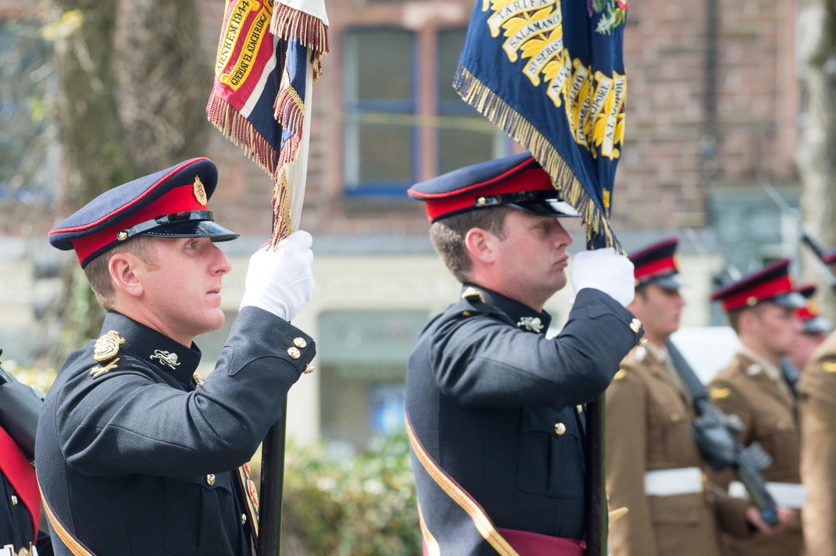 Battalion Duke Lancaster Regiment awarded freedom Maryport Cumbria ...