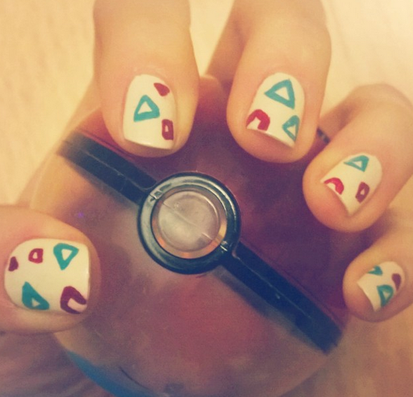 Easy Pokemon Nail Designs