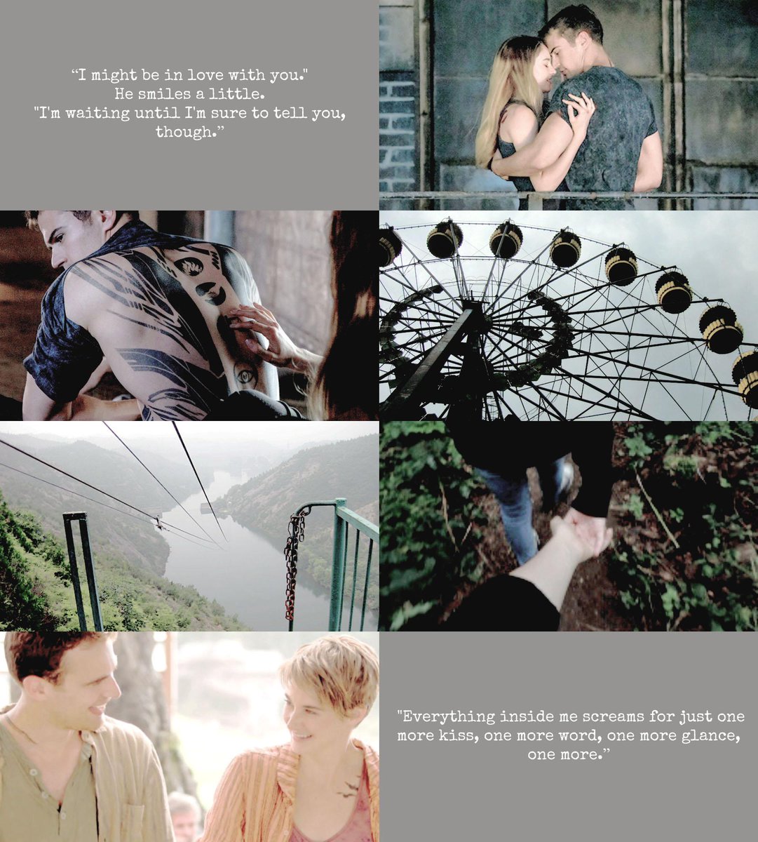 Tobias Eaton And Tris Prior Kissing Divergent Divergence4321