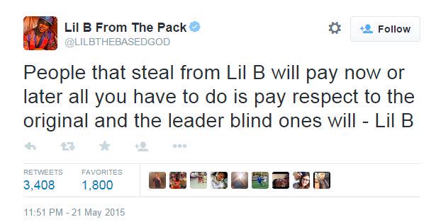 Lil B Cooking