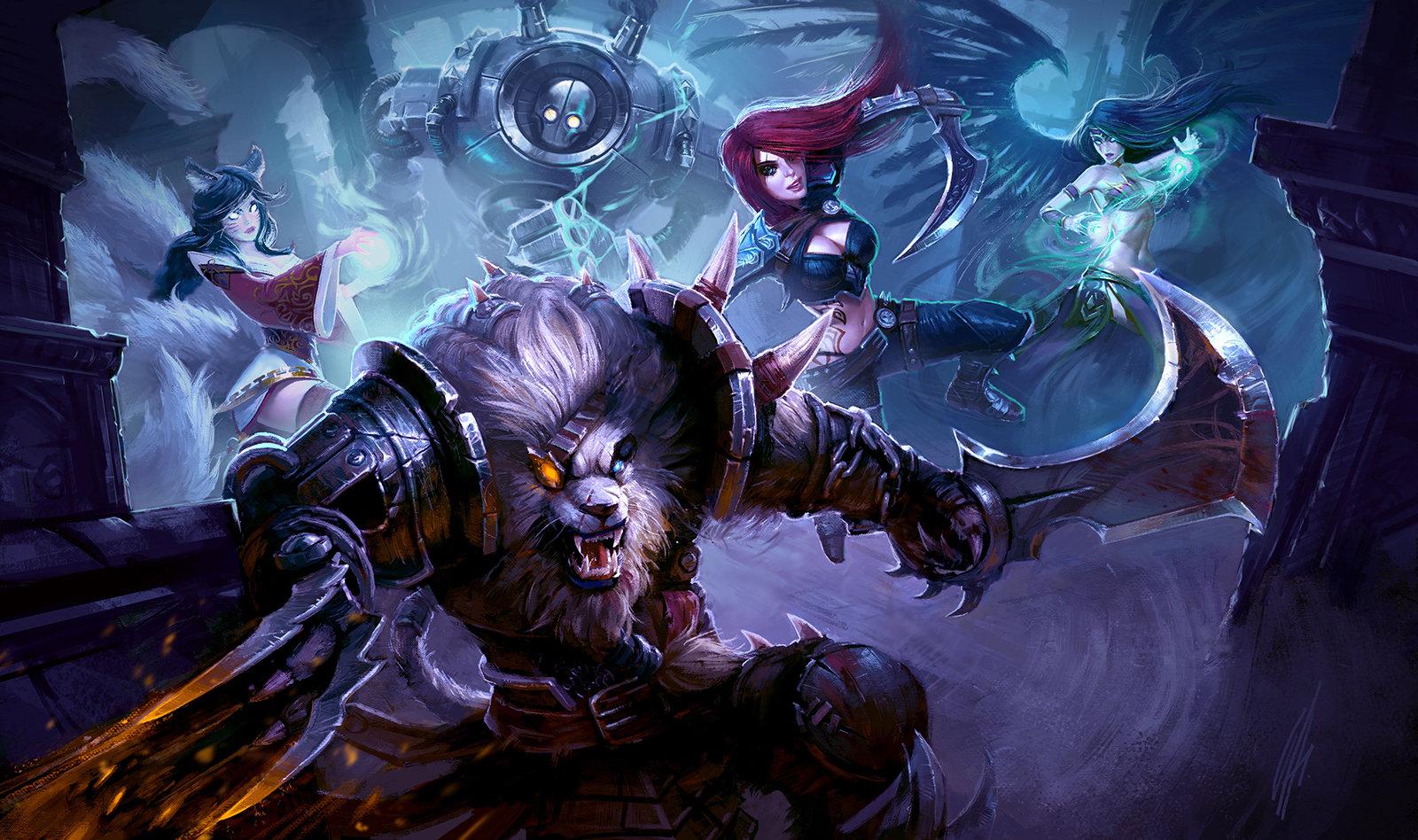Lol Wallpaper Rengar And Gnar