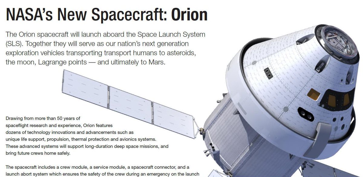 Orion Spacecraft Drawings