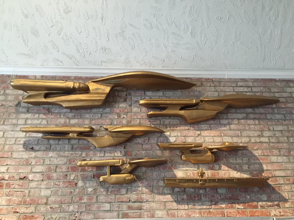 Ron Moore got the TNG conference room ships back on a wall :D : r ...