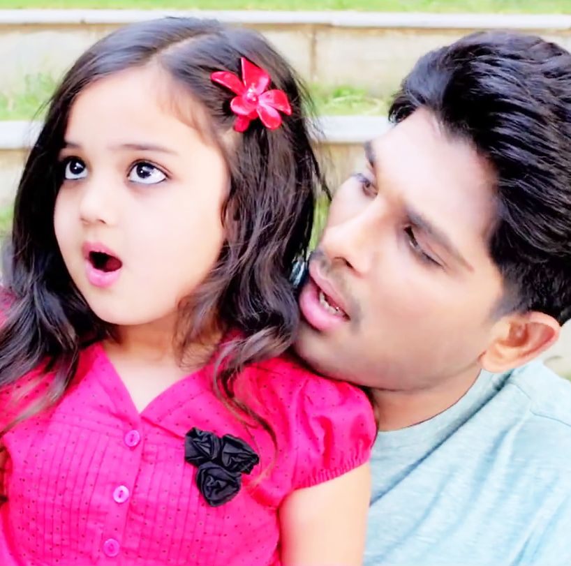 Allu Arjun With His Baby