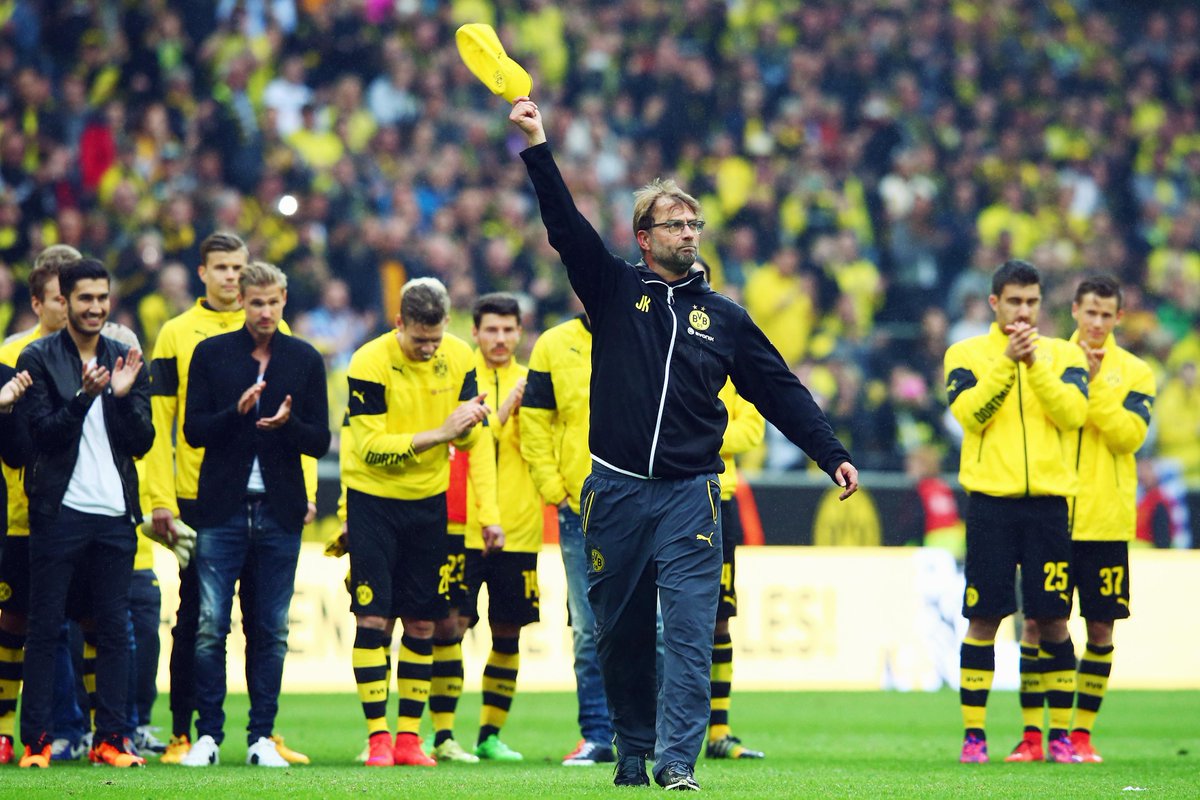 Cheers and tears Jürgen Klopp waves goodbye to BVB fans at last home ...