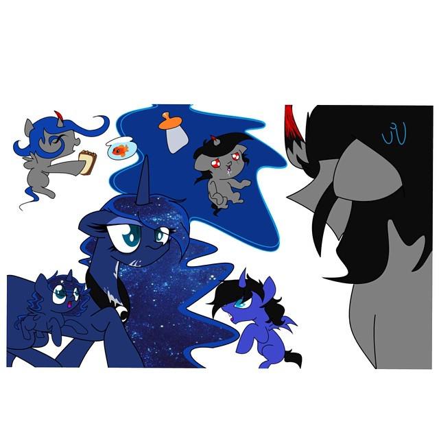 Princess Luna And King Sombra