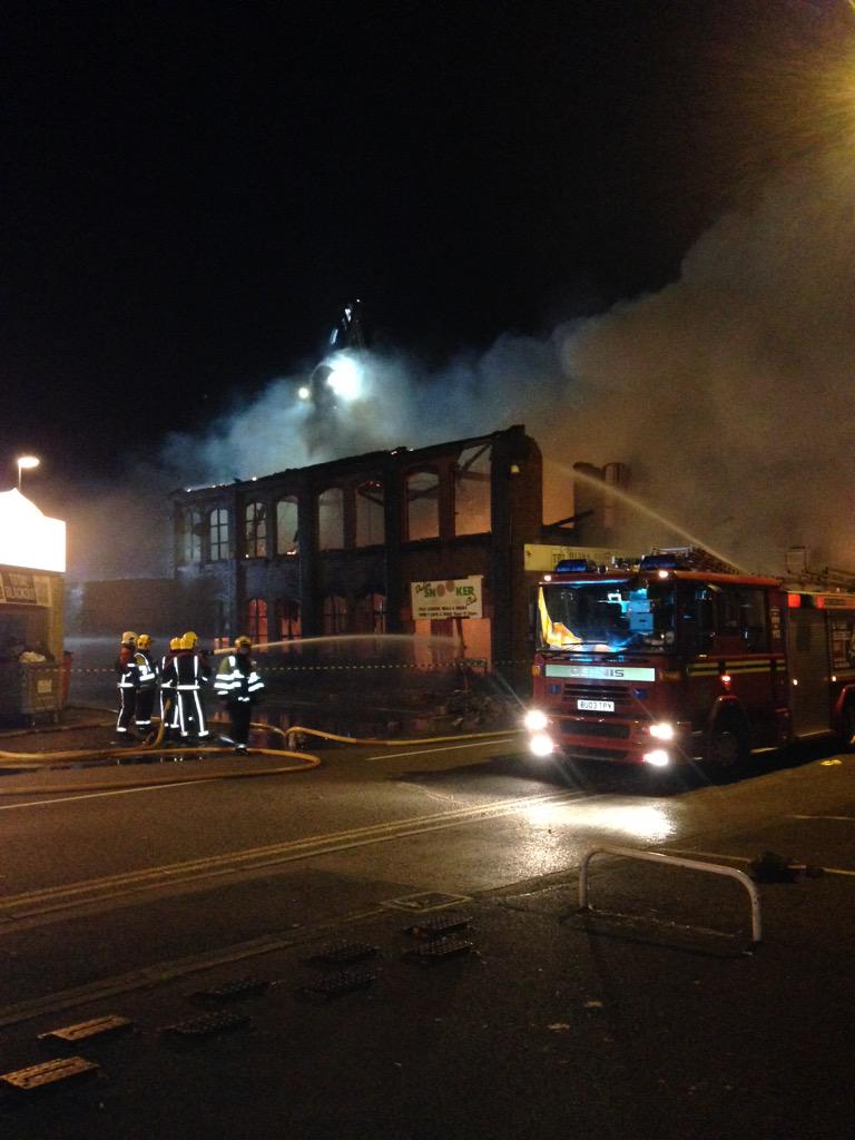 Severe fire at snooker club in Dudley | Central - ITV News