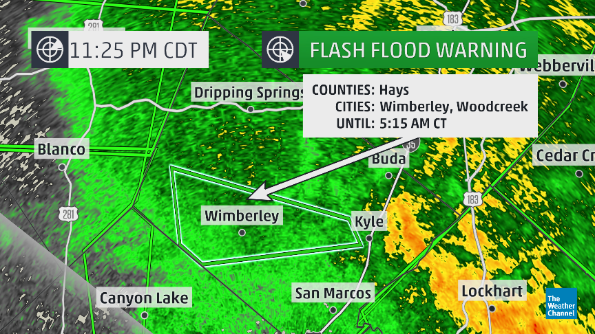 BREAKING: Flash flood EMERGENCY for Blanco River basin in Hays Co TX ...