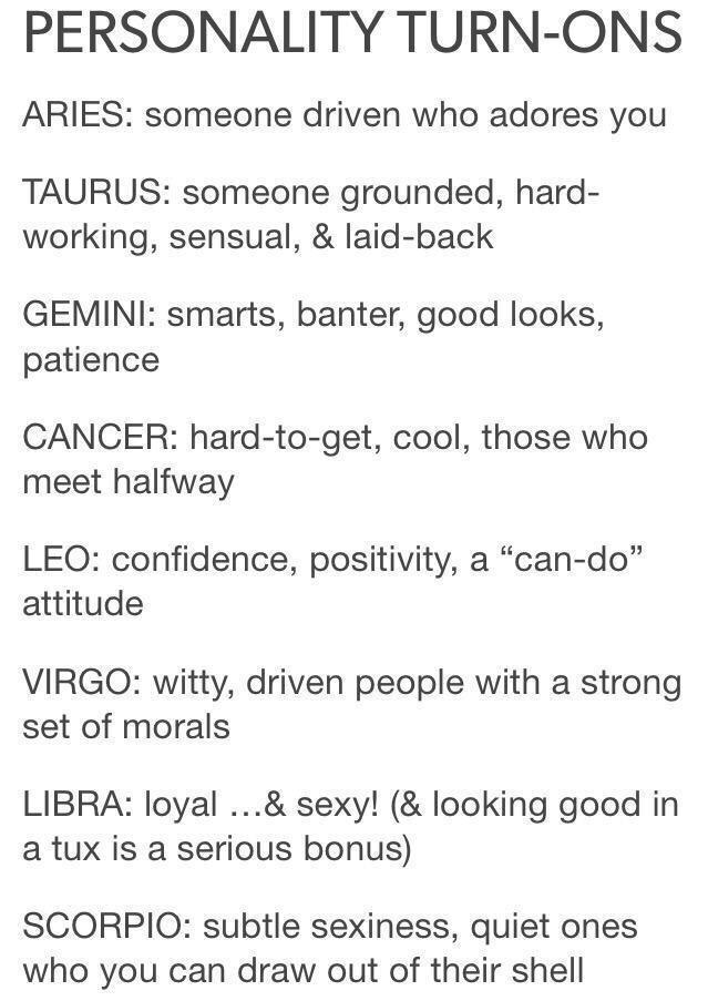 Libra Turn Ons