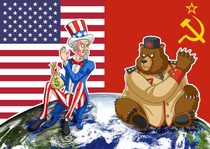 Uncle Sam Political Cartoon Cold War