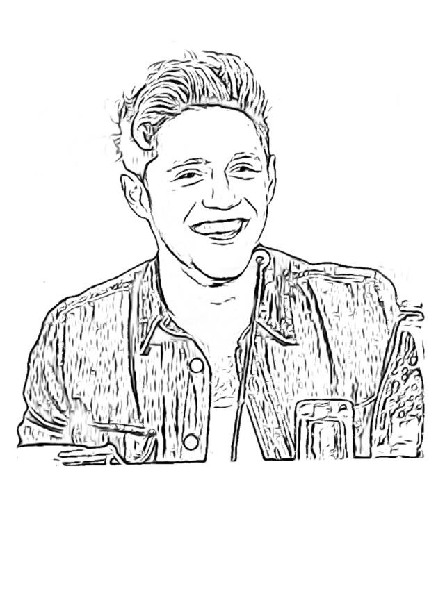 Niall Horan Drawing Easy