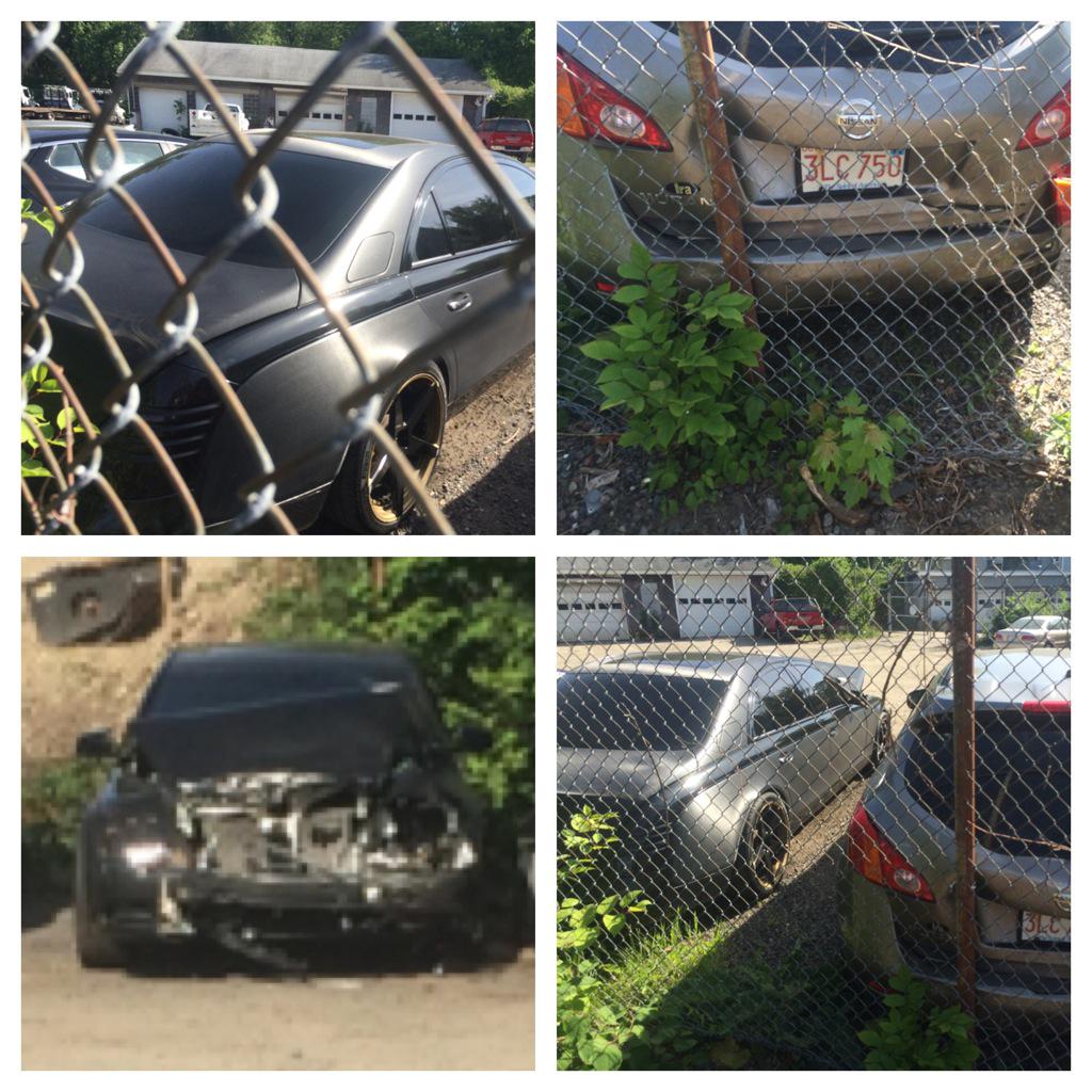 Brandon Spikes Maybach Potentially Involved in Hit and Run - Celebrity ...