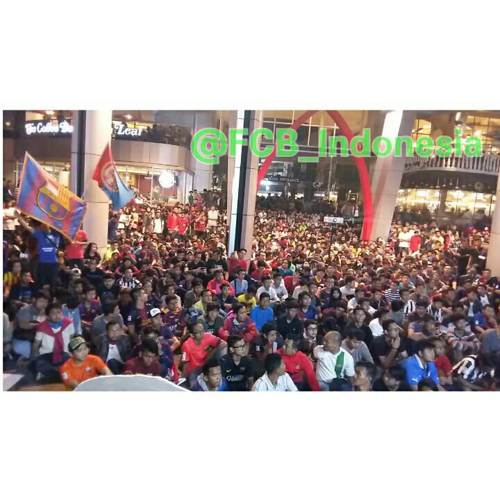 FCB INDONESIA on Twitter: "Yang jauh mendekat yang dekat merapat ke @fXSudirman #NONTONBOLA brg ...