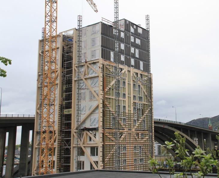 World's tallest wooden building is under construction in norway. 51m ...