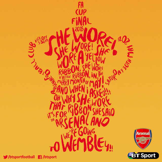 She Wore A Yellow Ribbon Arsenal