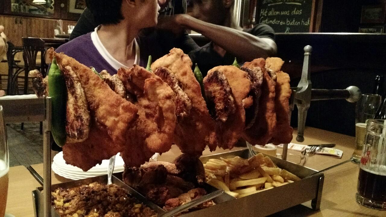 Schnitzel On A Stick