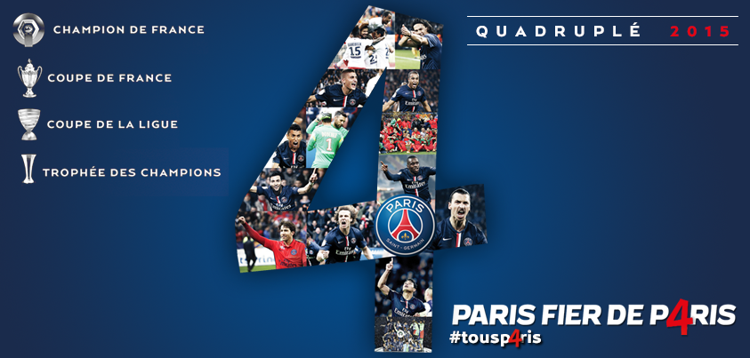 PSG is the first team in French history to win the domestic treble! : r ...