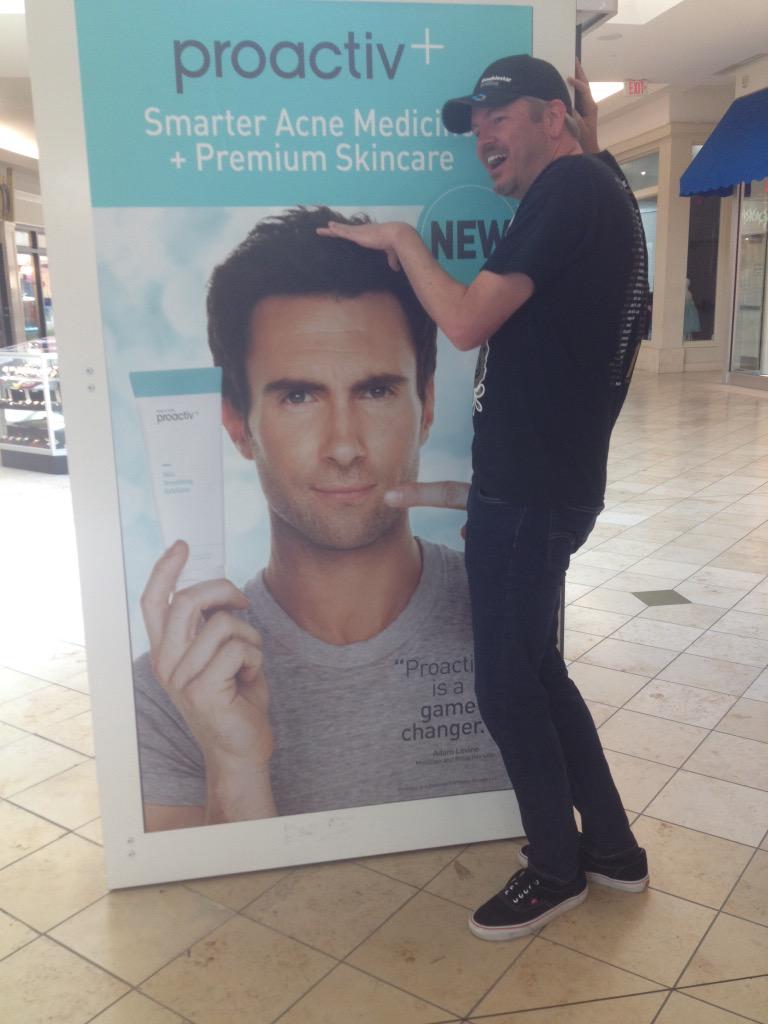 Adam Levine Proactiv Poster