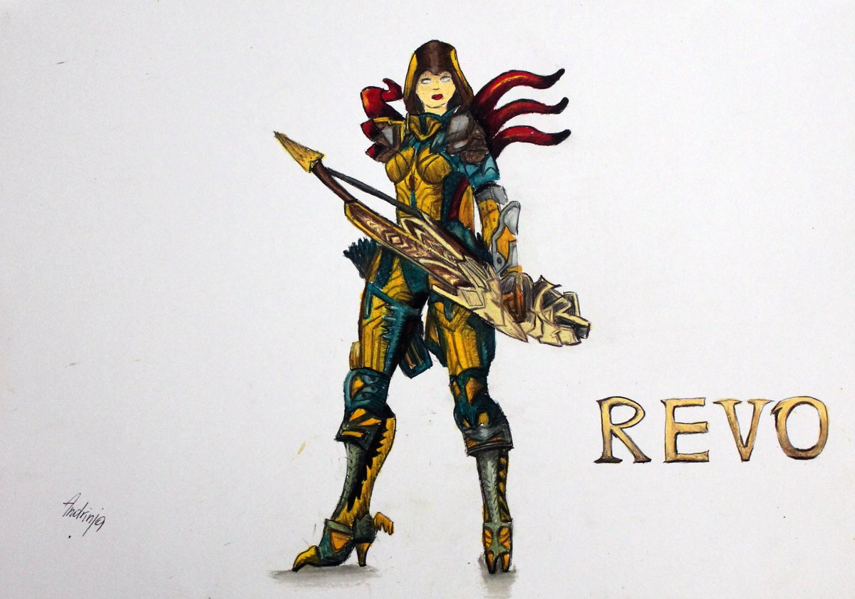 My oil pastel drawing of a character from Diablo 3 : r/Diablo