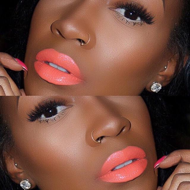 Neon Coral Lipstick