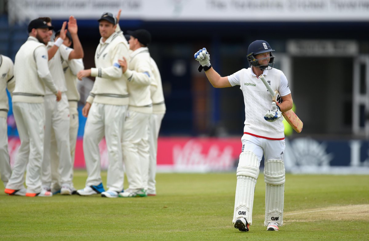 Adam Lyth was first to go this morning, followed by Ballance & now Bell ...