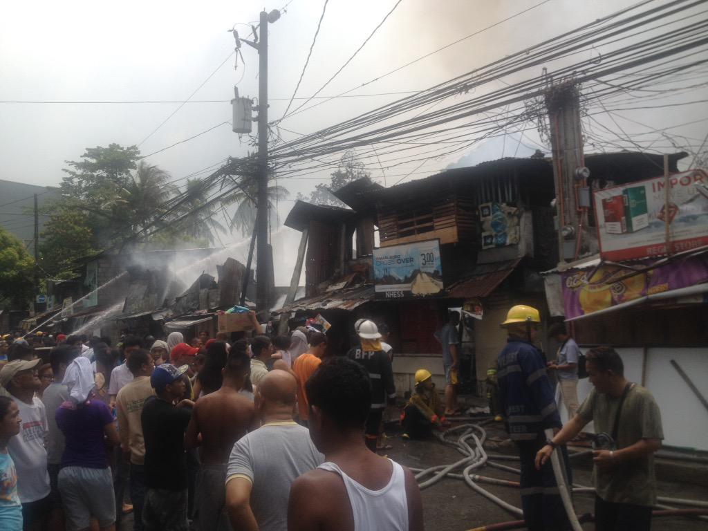 Balara: Fire at Old Balara, Quezon City put out; 2 injured